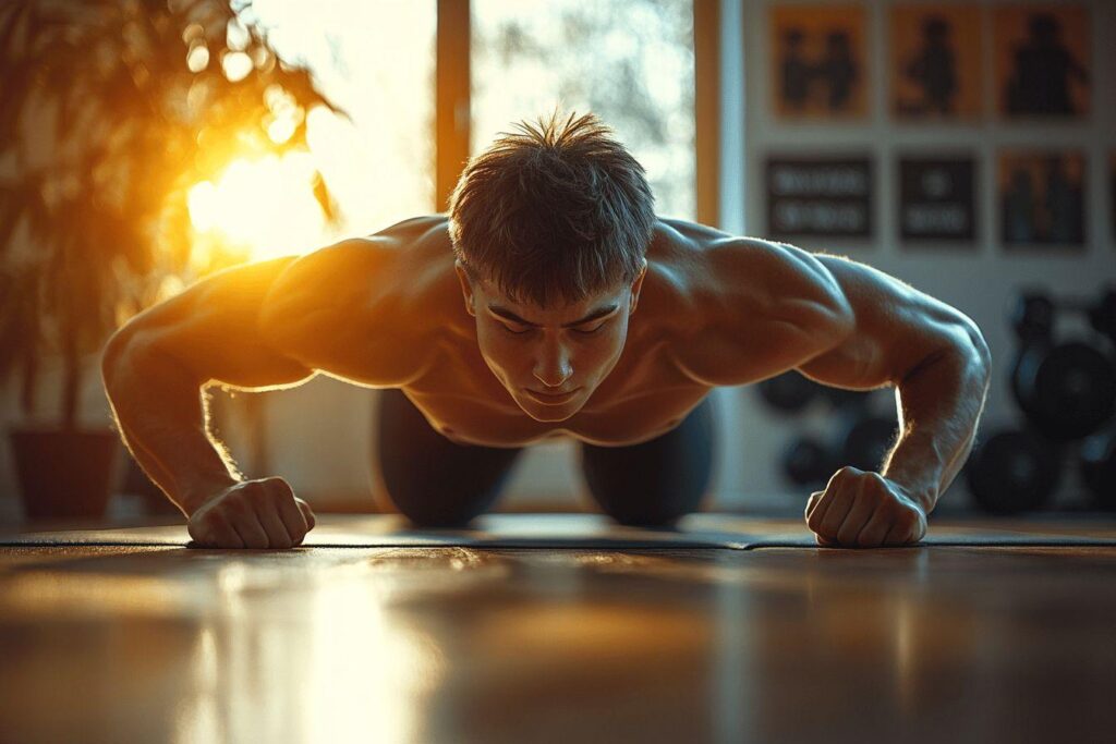 Combien de pompes par jour pour se muscler : programme efficace ...